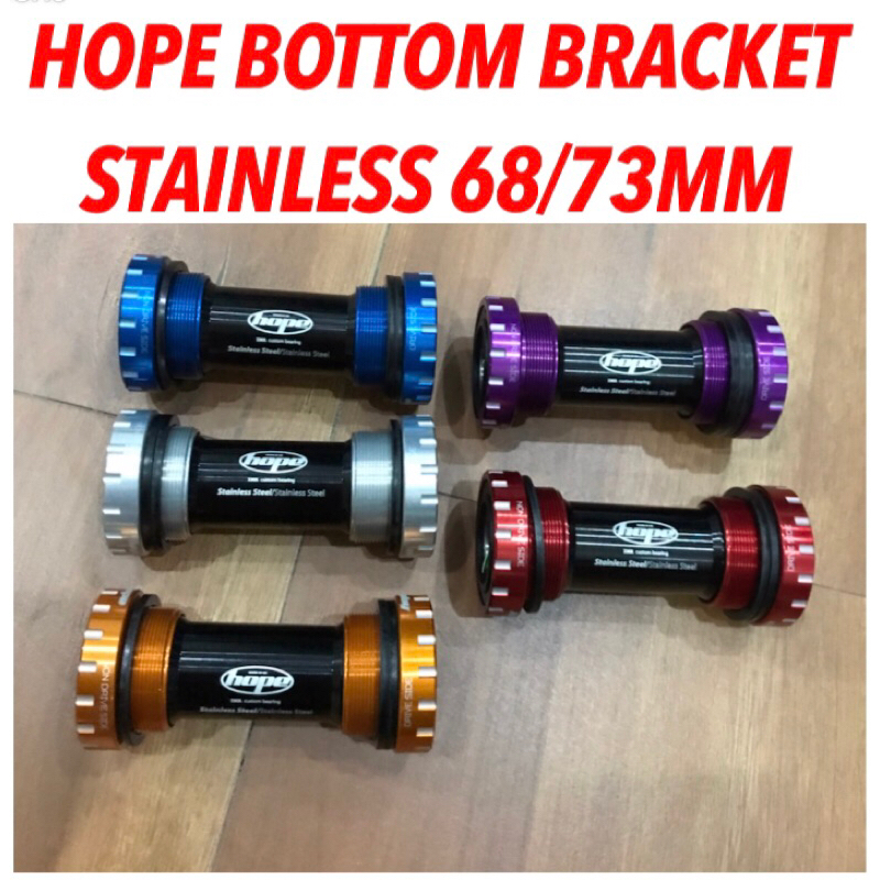HOPE BOTTOM BRACKET STAINLESS 68/73MM | Shopee Philippines