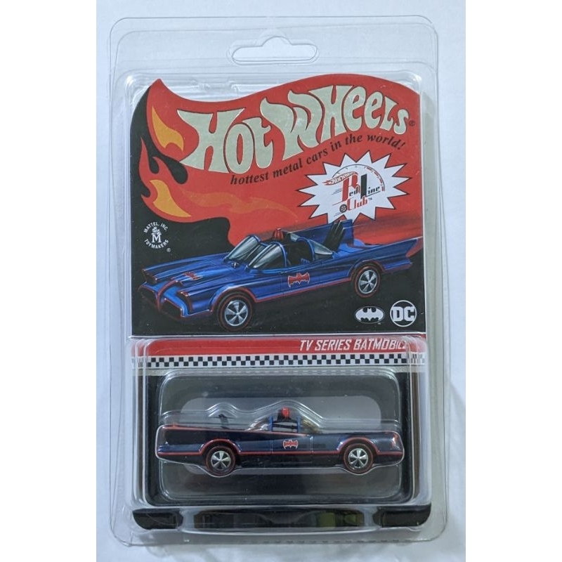 Hot Wheels Red Line Club TV Series Batmobile Cars with protecto pack ...