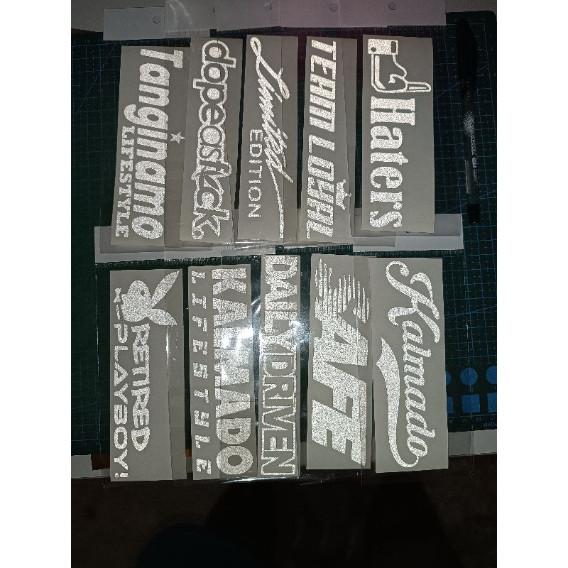 3M BRAND Quality Cutout Decals | 101% waterproof | Shopee Philippines