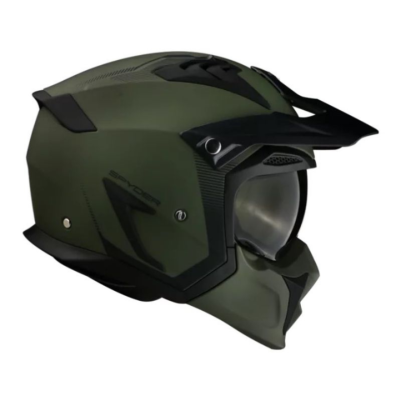 SPYDER CORE MATTE GREEN DUAL SPORT | Shopee Philippines