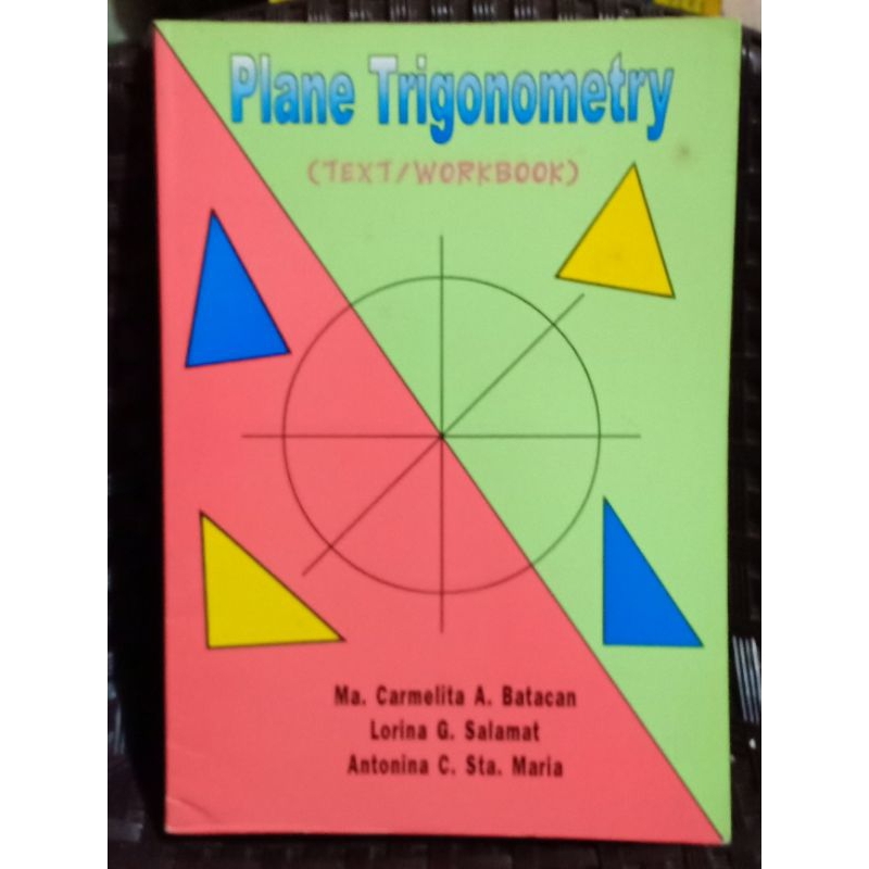 Plane Trigonometry text/workbook | Shopee Philippines