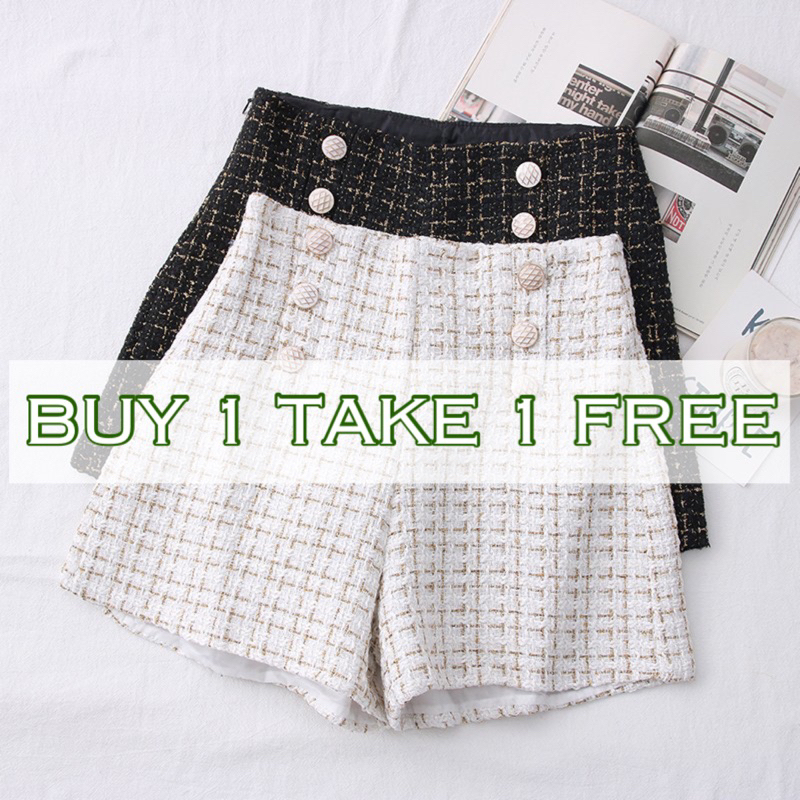 [ Buy 1 Take 1 Free ] Printed Highwaist Button Shorts for Kids - 7 to ...
