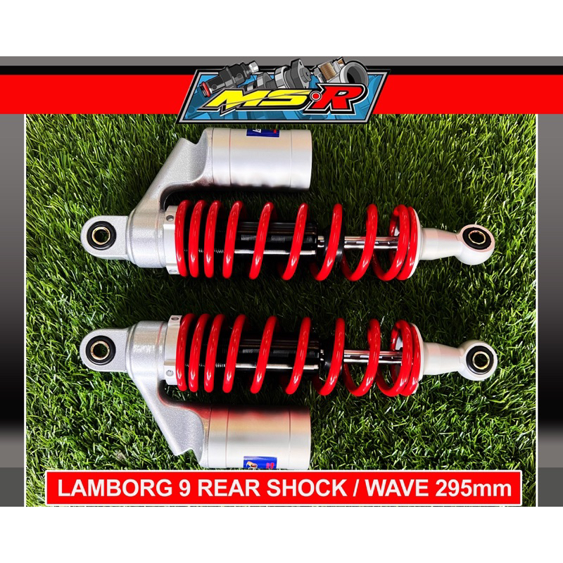 LAMBORG9 Rear Shock WAVE125 295mm | Shopee Philippines