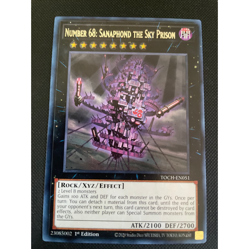 Yugioh - Number 68: Sanaphond the Sky Prison (TCG) | Shopee Philippines