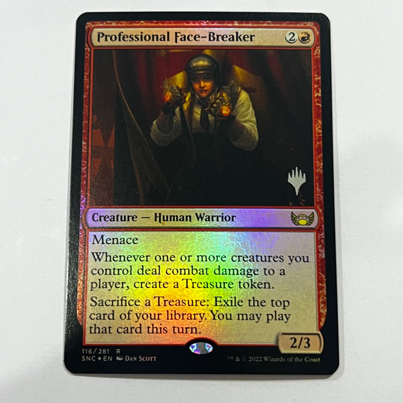 MTG PROFESSIONAL FACE-BREAKER | HUMAN WARRIOR | STREETS OF NEW CAPENNA ...