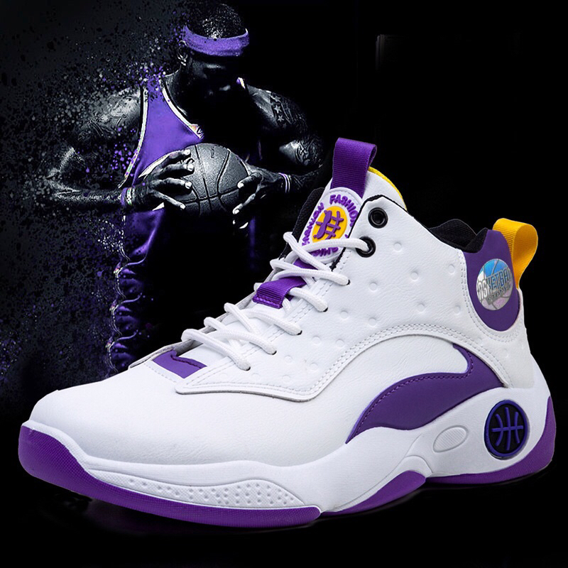 New high-top leather waterproof basketball shoes（117） | Shopee Philippines