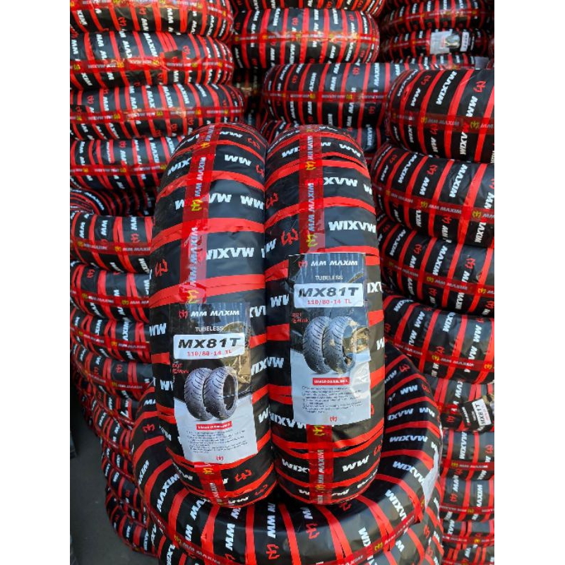 MAXIM TUBELESS TIRE MX81T 1pc 100/70-13 130/70-13 | Shopee Philippines