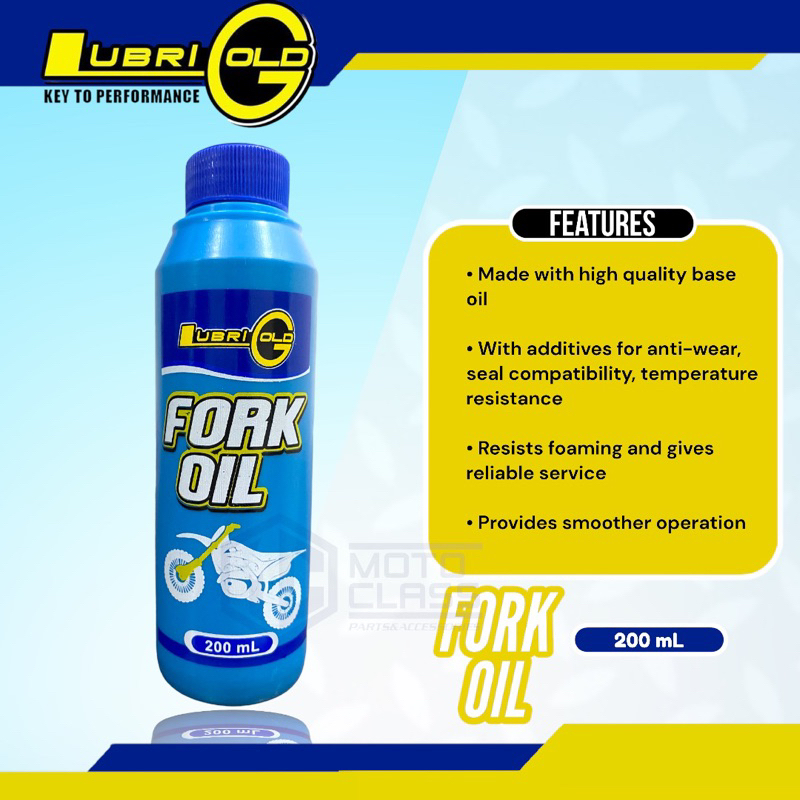 LUBRIGOLD FORK OIL 200ML (8194) | Shopee Philippines