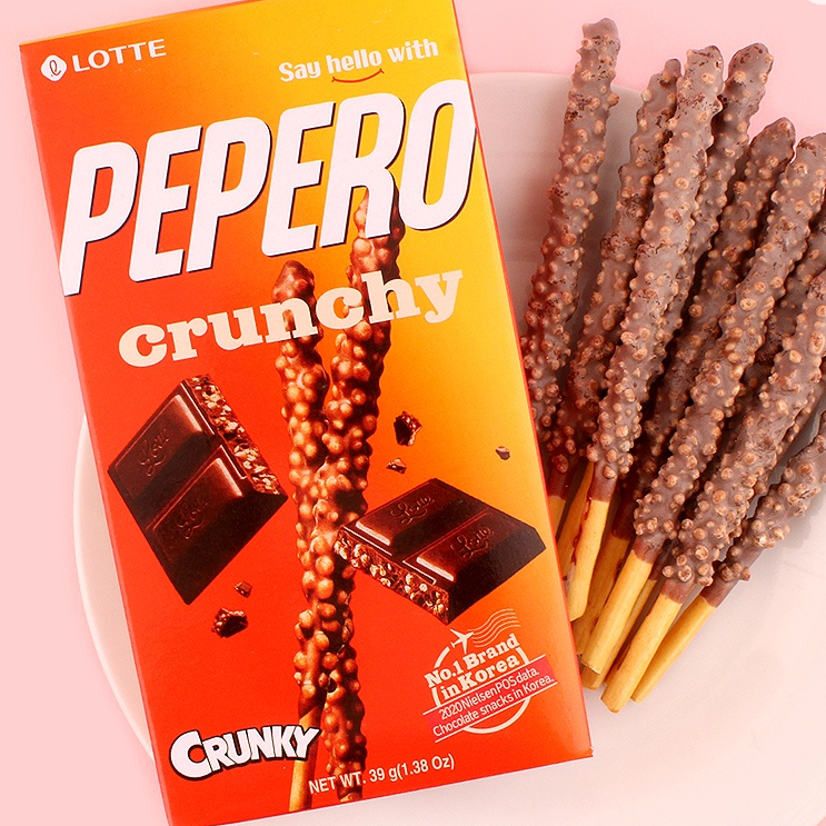 Lotte Pepero Chocolate Choco Stick Biscuit 36g Shopee Philippines