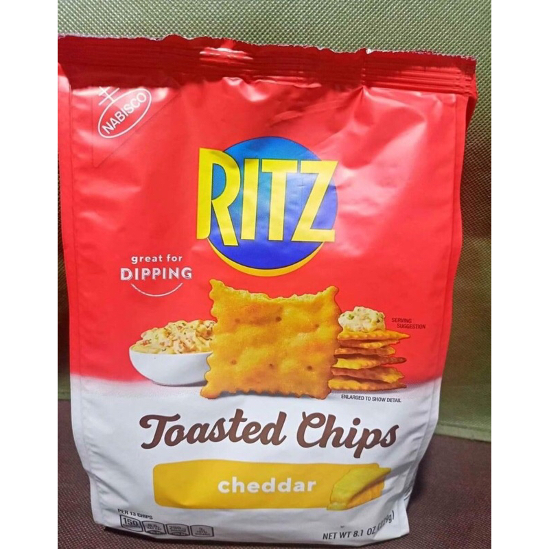 RITZ CRACKERS TOASTED CHIPS CHEDDAR | Shopee Philippines