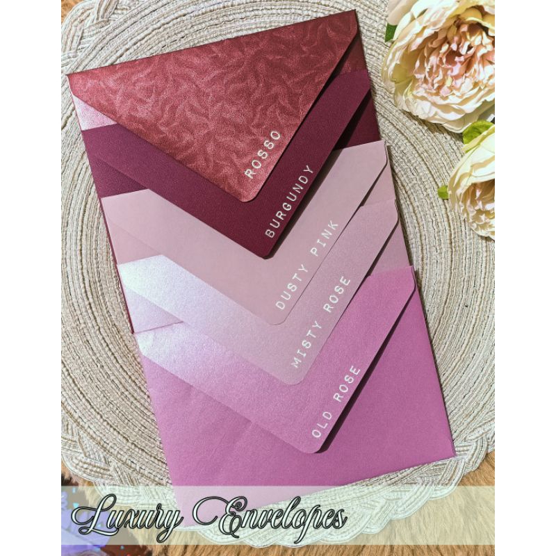 Premium Envelopes 5R size for Wedding, Debut and Birthdays invitations ...