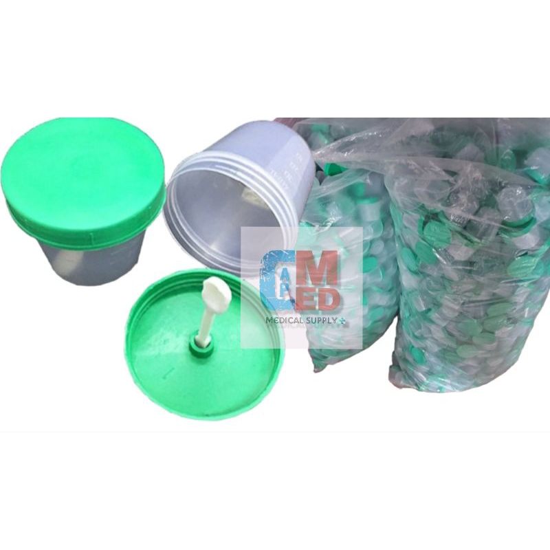 Stool Container 30ml upto 40ml ( urine cup stool cup sputum cup with ...