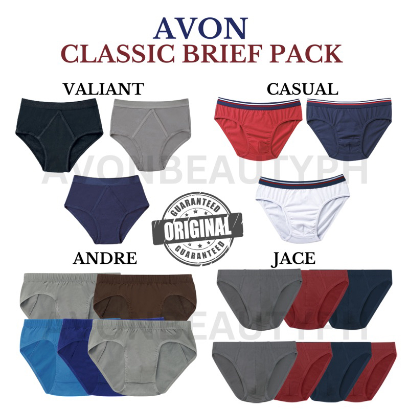 AVON Classic Mens Brief Pack | Shopee Philippines