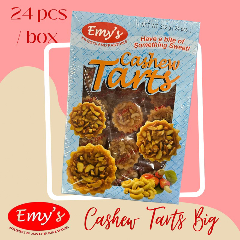 EMY'S Cashew Tarts (24pcs/box) | Shopee Philippines