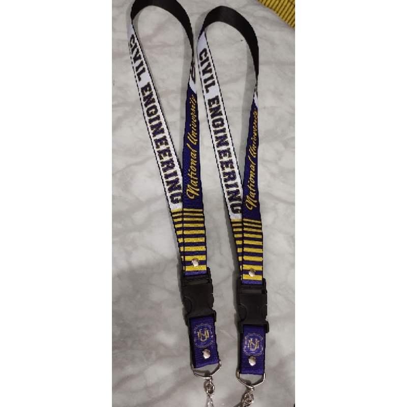 NU CIVIL ENGINEERING/POLITICAL SCIENCE ID LACE LANYARDS | Shopee ...