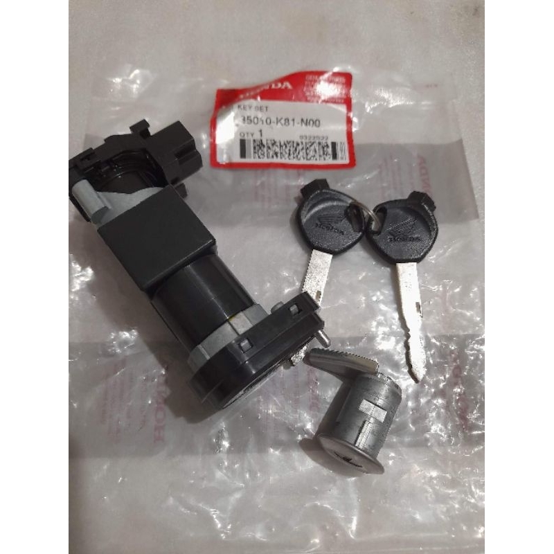 Honda Genuine Parts Ignition Key Set for Beat fi V2 (35010-k81-N00 ...