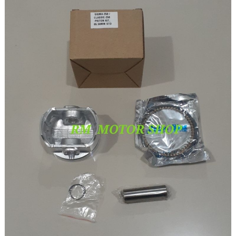 RUSI CLASSIC 250 / SIGMA 250 PISTON KIT (Std/65.5mm) | Shopee Philippines
