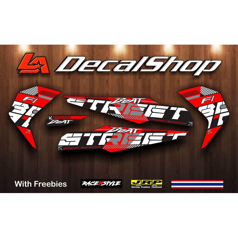 Honda Beat Street Stock Decals 2023 model (Custom) | Shopee Philippines
