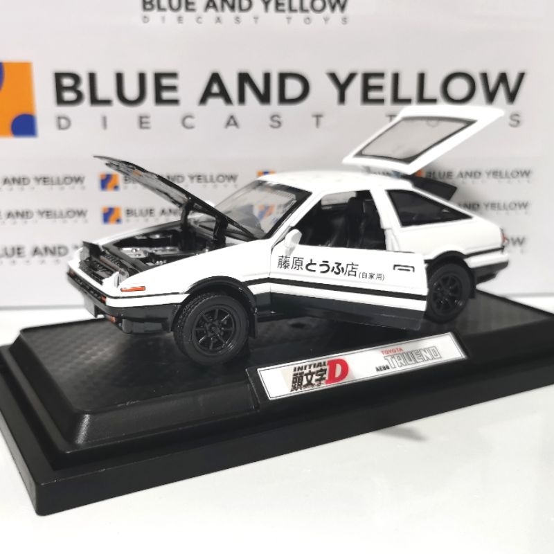 1/28 Miniauto Toyota Corolla Trueno AE86 Diecast Scale Model Toy Car ...