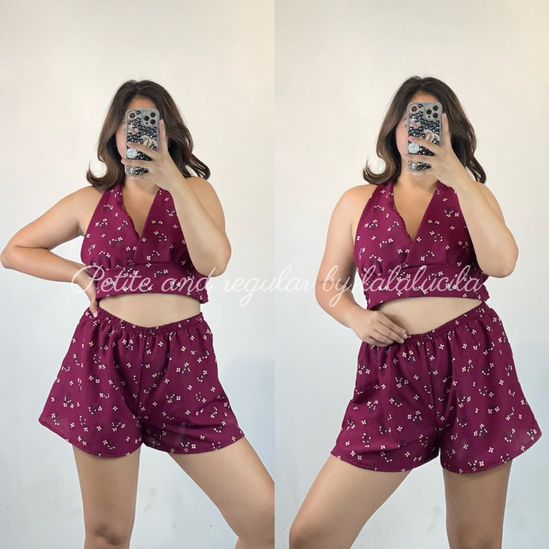 Tamara Halter Beach Outfil Fit S-Semi-XL | Shopee Philippines