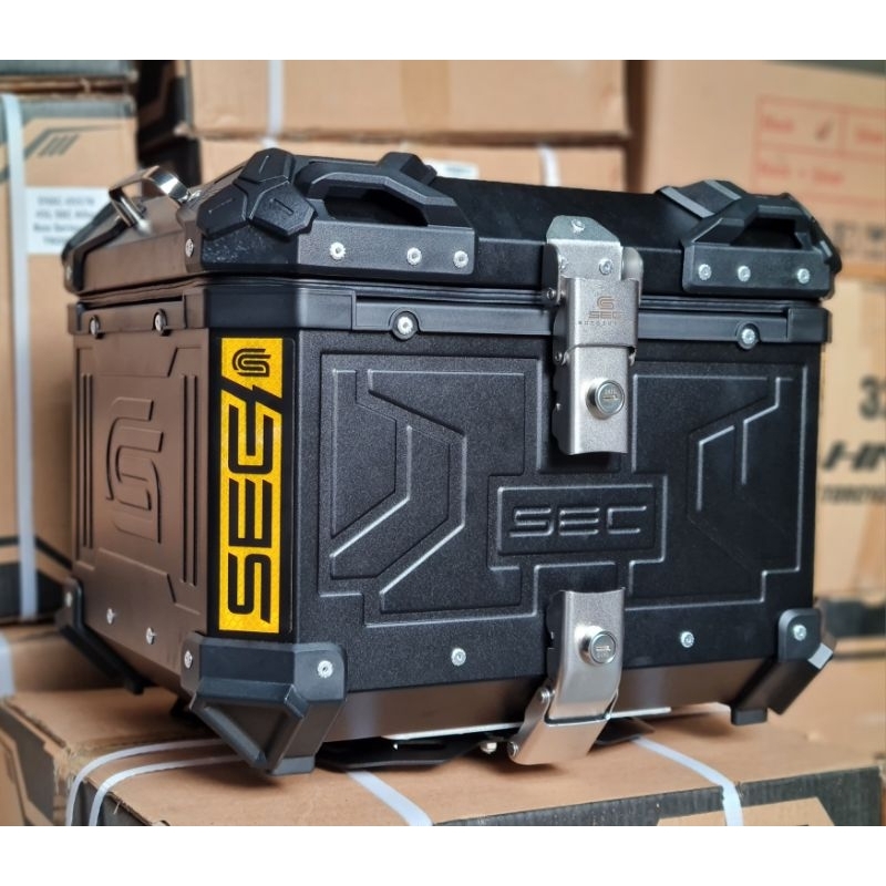 SEC 45L ALLOY TOP BOX ORIGINAL (WITH BACKREST) | Shopee Philippines