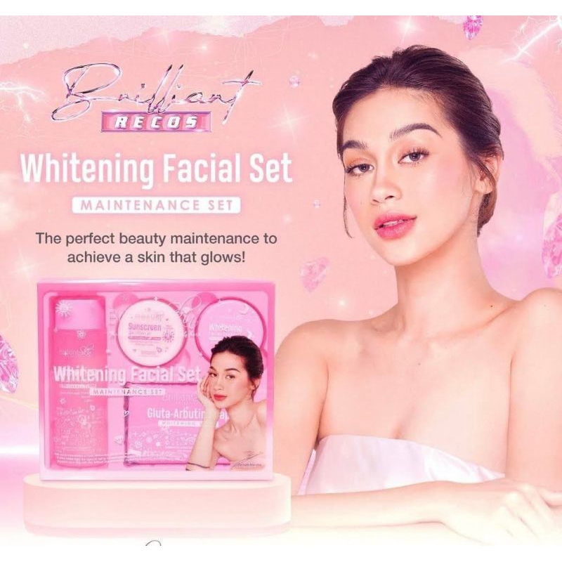 Original Brilliant Whitening Facial Set (maintenance set) | Shopee ...