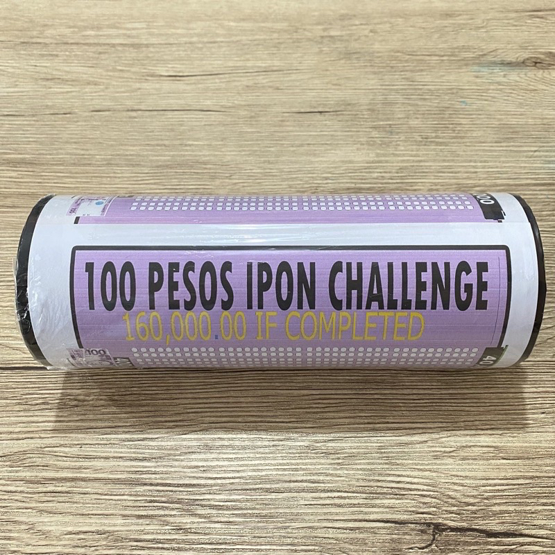 CCH 100 Peso Bill Ipon Challenge Alkansya 160,000 if completed 9 inches ...