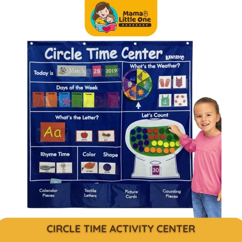 Circle Time Activity Center Calendar Chart Education Learning Classroom ...