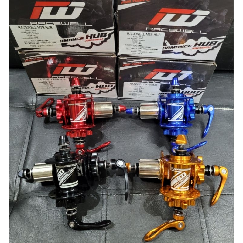 Racewell hub 32holes sealed bearing cassette type quick release mtb hub ...