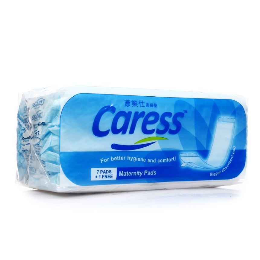 Caress Maternity Pad 8's with Caress Basic Adult Diapers Medium 10's ...