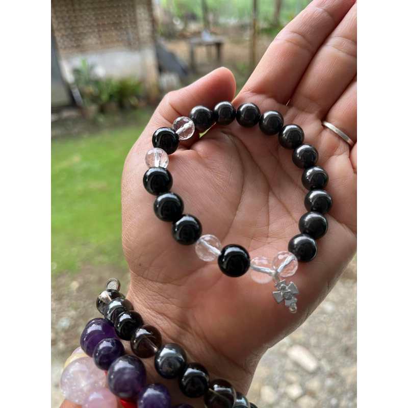 Customized Shungite Rosary Bracelet | Shopee Philippines