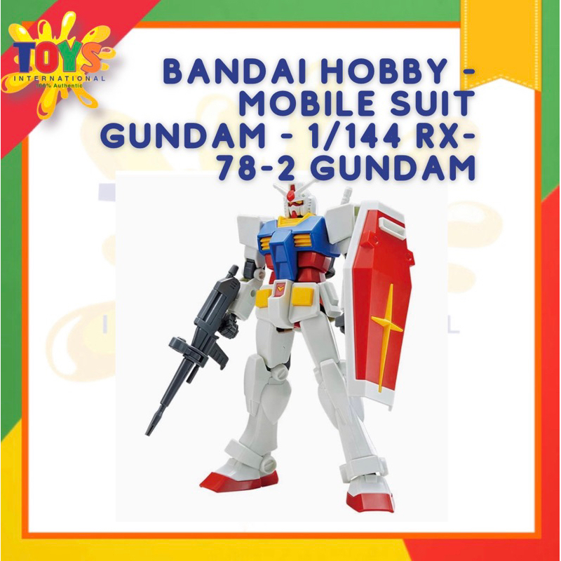 Bandai Hobby - Mobile Suit Gundam - 1/144 RX-78-2 Gundam, Bandai Spirits Entry Grade Model Kit ...