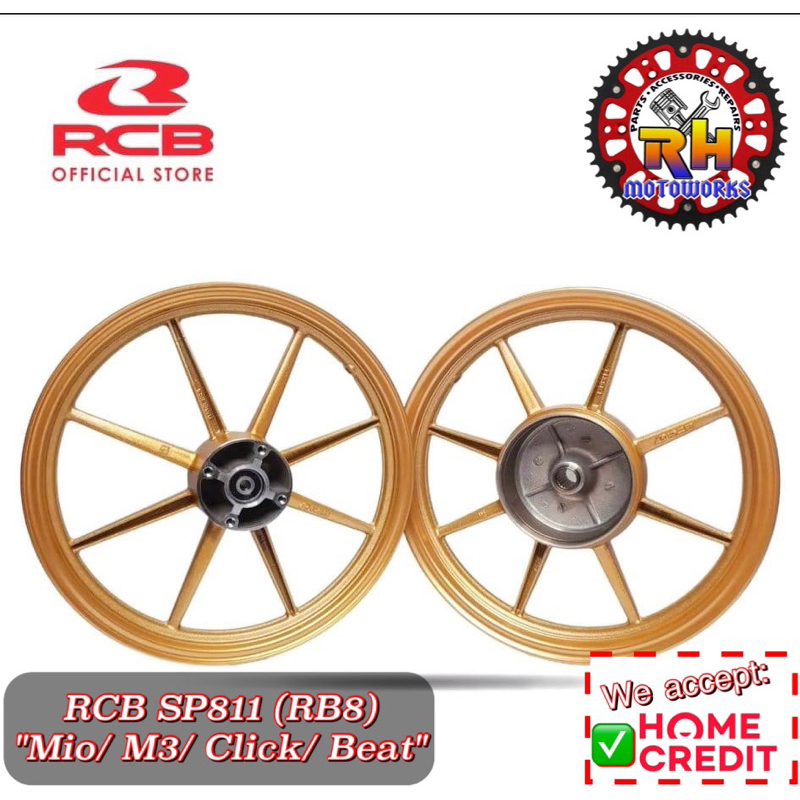 RCB Mags for Mio i 125/ Mio Soul i 125 RB8 SP811 | Shopee Philippines