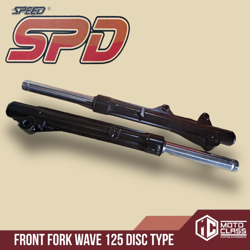 SPD FRONT SHOCK WAVE 125 DISC TYPE BLACK | Shopee Philippines