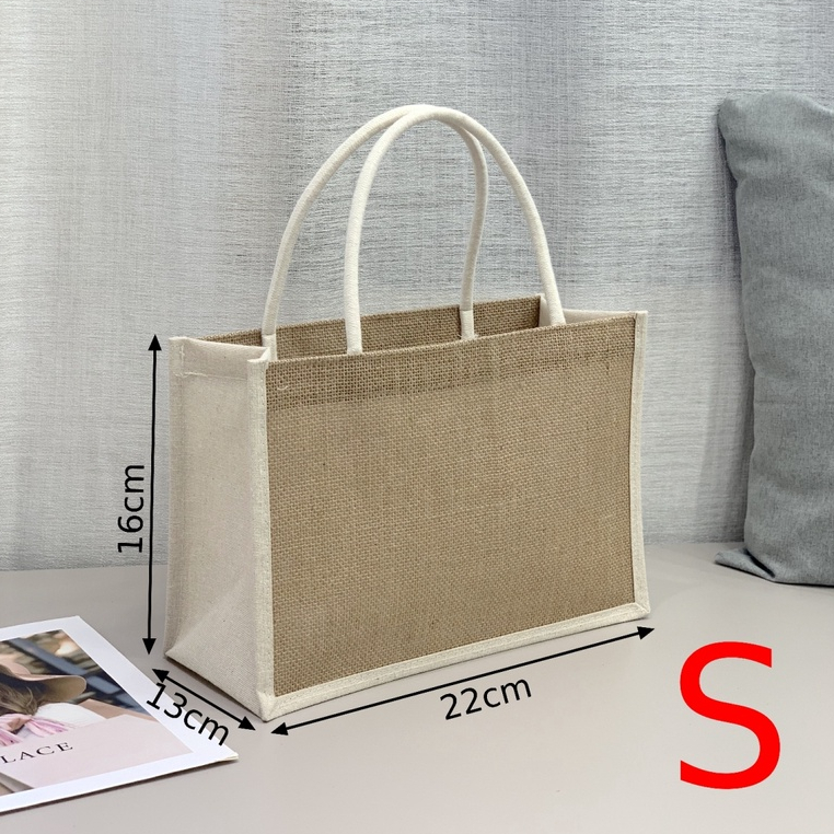 Women Abaca Tote Bag Shoulder Bag Handbag Beach Jute Shopping Bag With ...