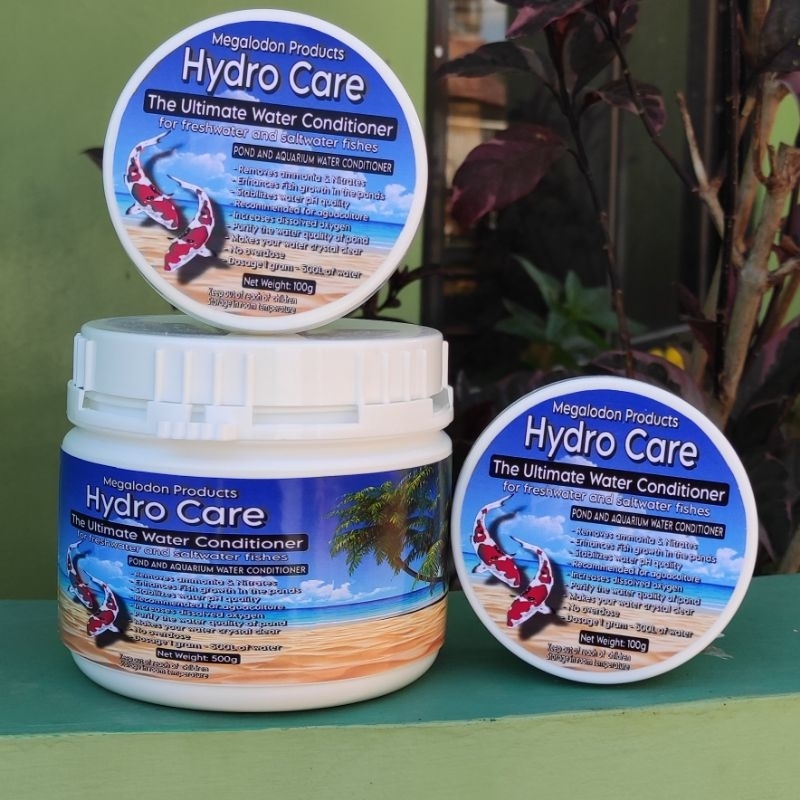 HYDRO CARE the ultimate water conditioner (100g and 500g) For pond and ...