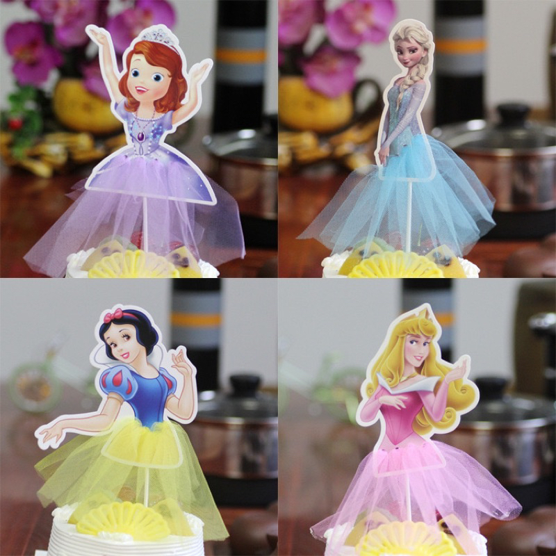 Princess Topper Cardboard Topper Disney Topper | Shopee Philippines
