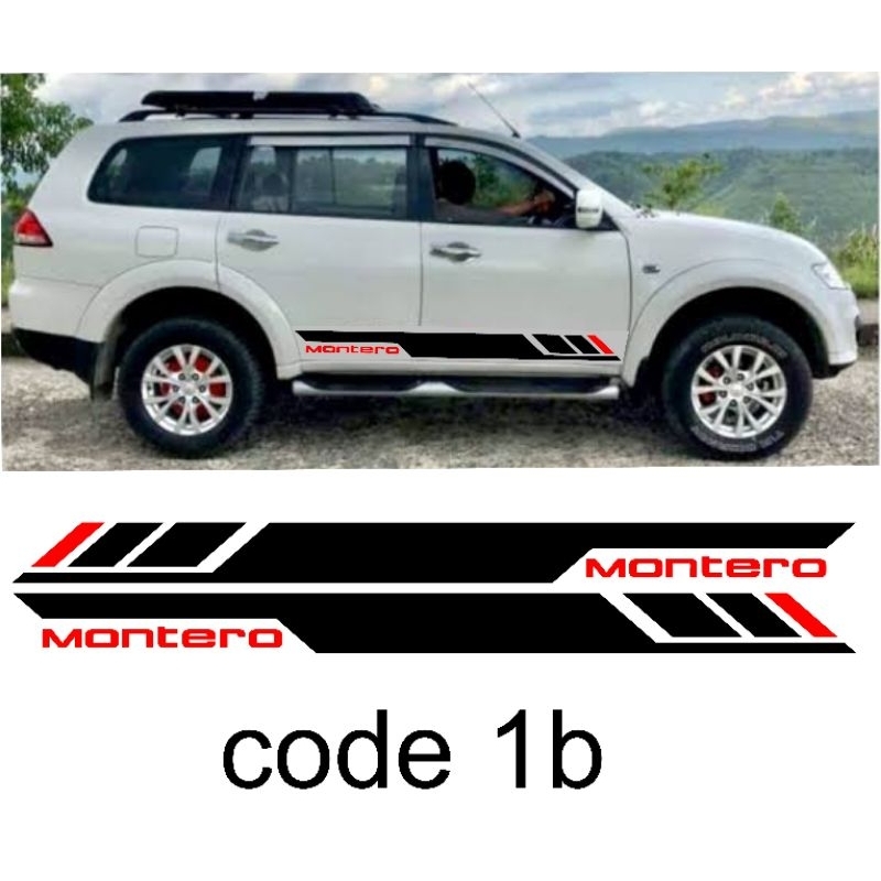 mitsubishi MONTERO SPORTS body sticker 2 | Shopee Philippines