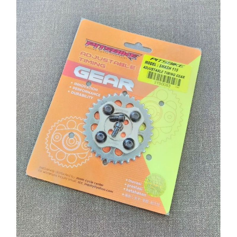 Adjustable timing gear / cam gear Smash 115 , Pitsbike racing parts ...
