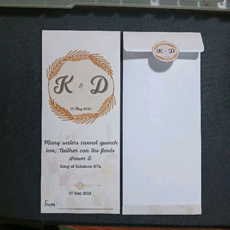 100pcs (Batch#5 of 8) Wedding /Money/ Angpao Envelope (Edit Details ...
