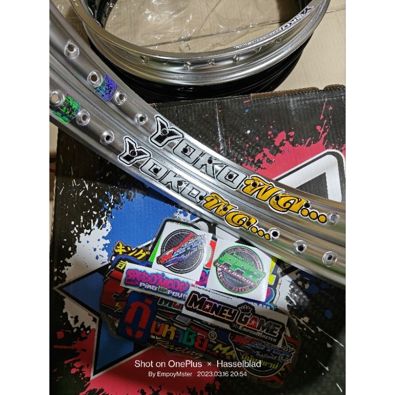 Legit Original PPR YOKO premium rim. Big Logo Drag Warrior. black ...