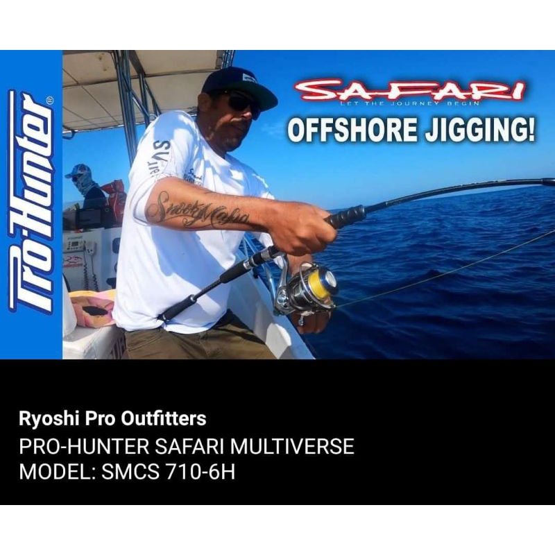 PROHUNTER - Safari Multiverse Offshore Travel Spinning, Jigging Rod | Shopee Philippines