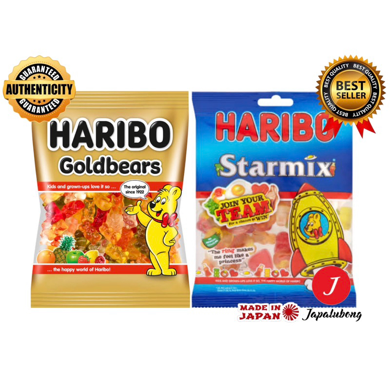 Haribo Gummy Jelly Candy Goldbear and Starmix Snack Authentic from ...