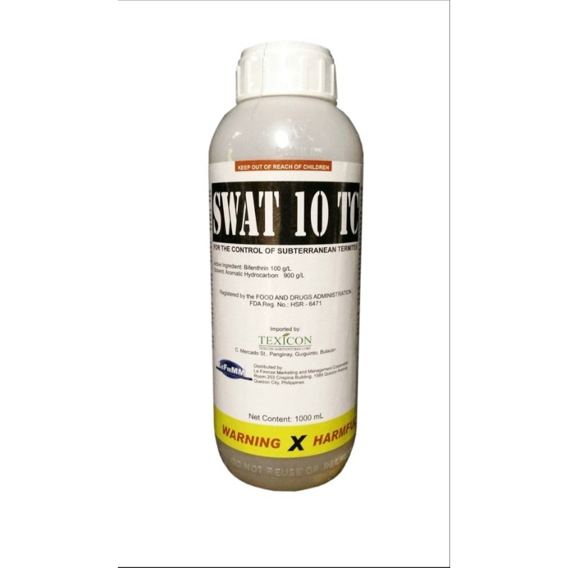 Swat 10 EC Bifenthrin Termiticide Chemical for Subterranean Termites ...