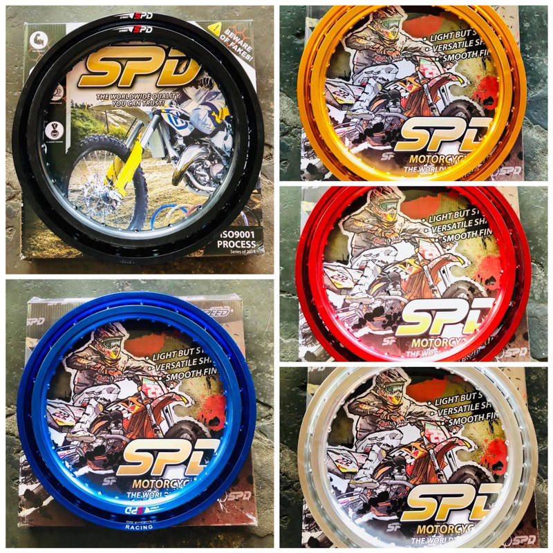 SPD SPEED Quality Rim Alloy color blue black red gold 1.6x21 1.85x18 18 ...