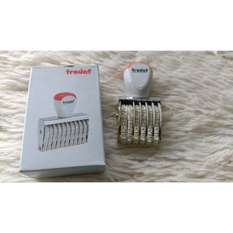 trodat 6digit manual numbering stamp 6digit 1556 5mm | Shopee Philippines