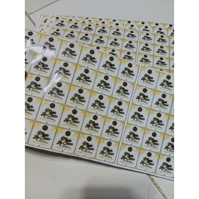 Transparent Label Sticker roll (print only) | Shopee Philippines