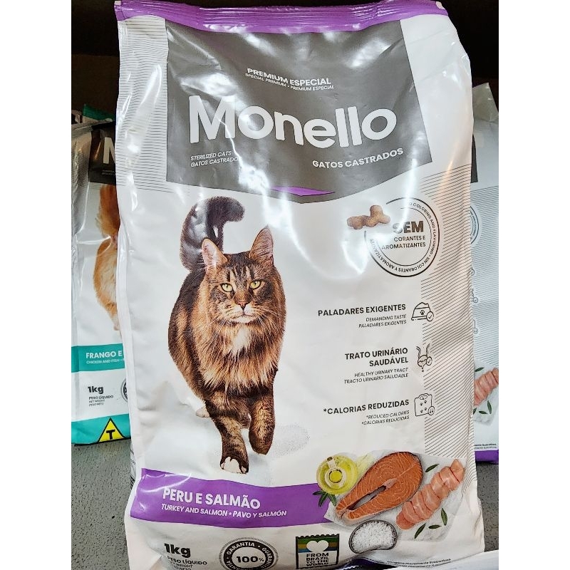 Monello Cat Food Special Premium Sterilized 1kg Original Pack | Shopee ...