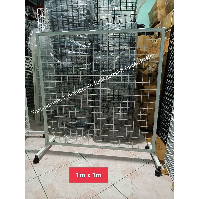 Mobile Rack Metal Wire Store Display Plants Rack with wheels | Shopee ...