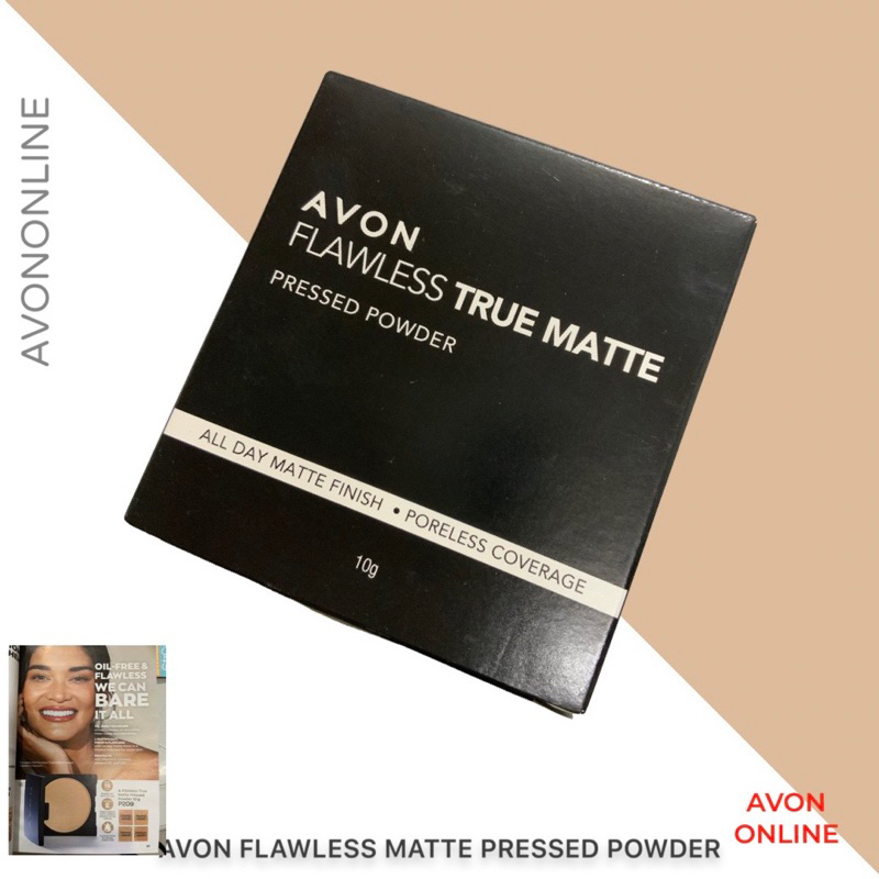 Avon True Color Oil Control Pressed Powder 10g ( 5 designs) | Shopee ...
